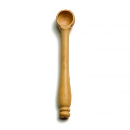 Boxwood Mustard Spoon, 11cm - David Mellor